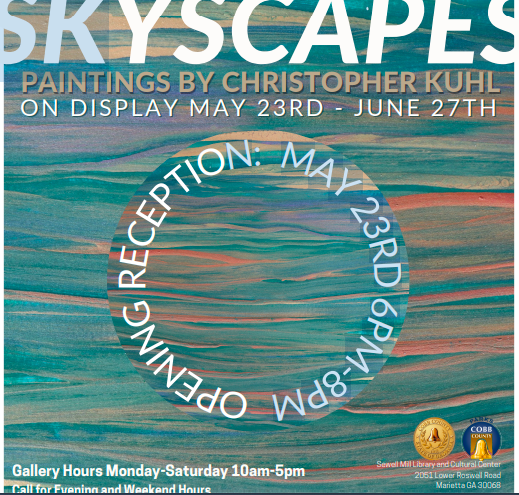 Opening reception, “Skyscapes": New oil paintings by Christopher Kuhl ...