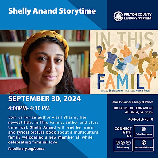 Shelly Anand Storytime | Creative Loafing
