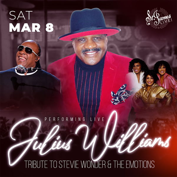 Julius Williams | Tribute to Stevie Wonder & ... | 03/08/2025 10:00 PM | Creative Loafing