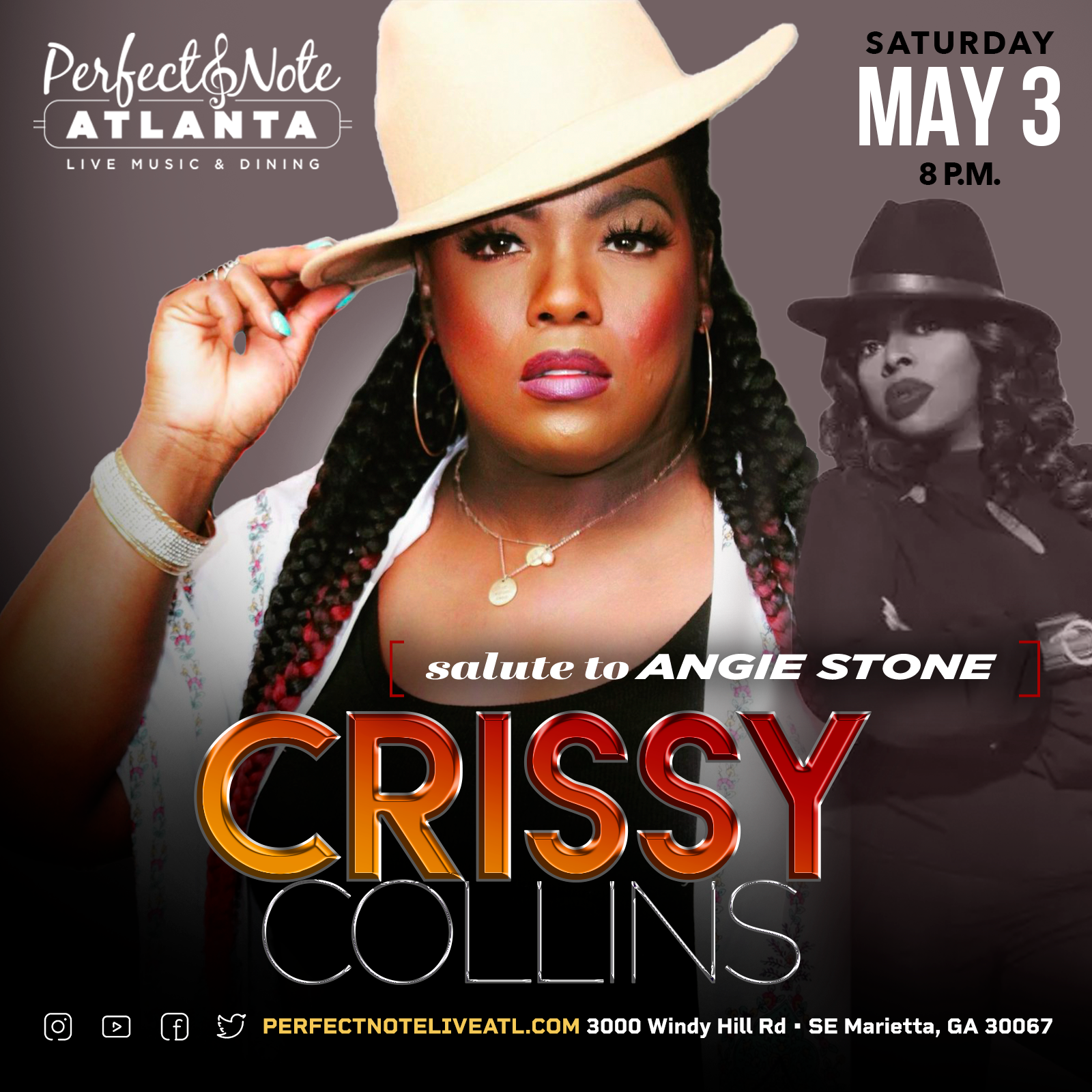 Salute To R&B Singer Angie Stone Featurin... | 05/03/2025 8:00 PM ...