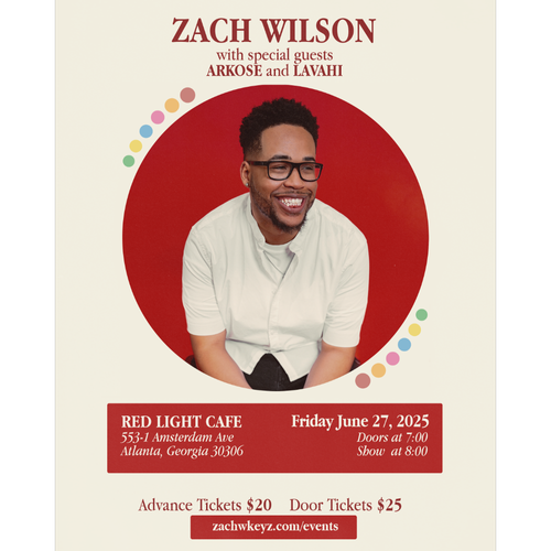 Zach Wilson w/ special guests Arkose and Lava... | 06/27/2025 8:00 PM | Creative Loafing