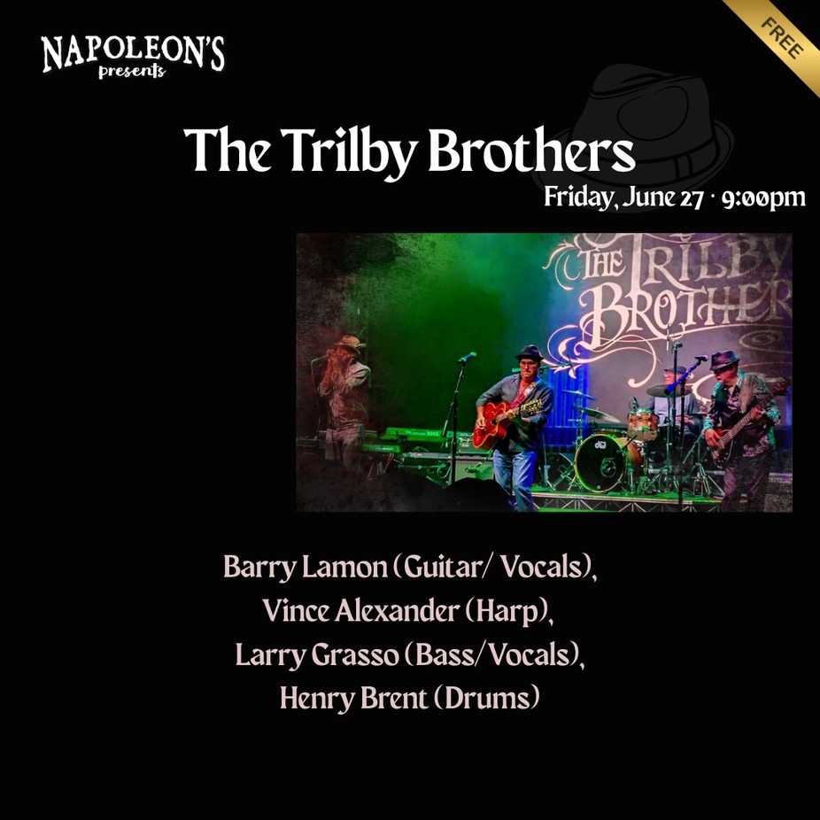 The Trilby Brothers at Napoleans | 06/27/2025 9:00 PM | Creative Loafing