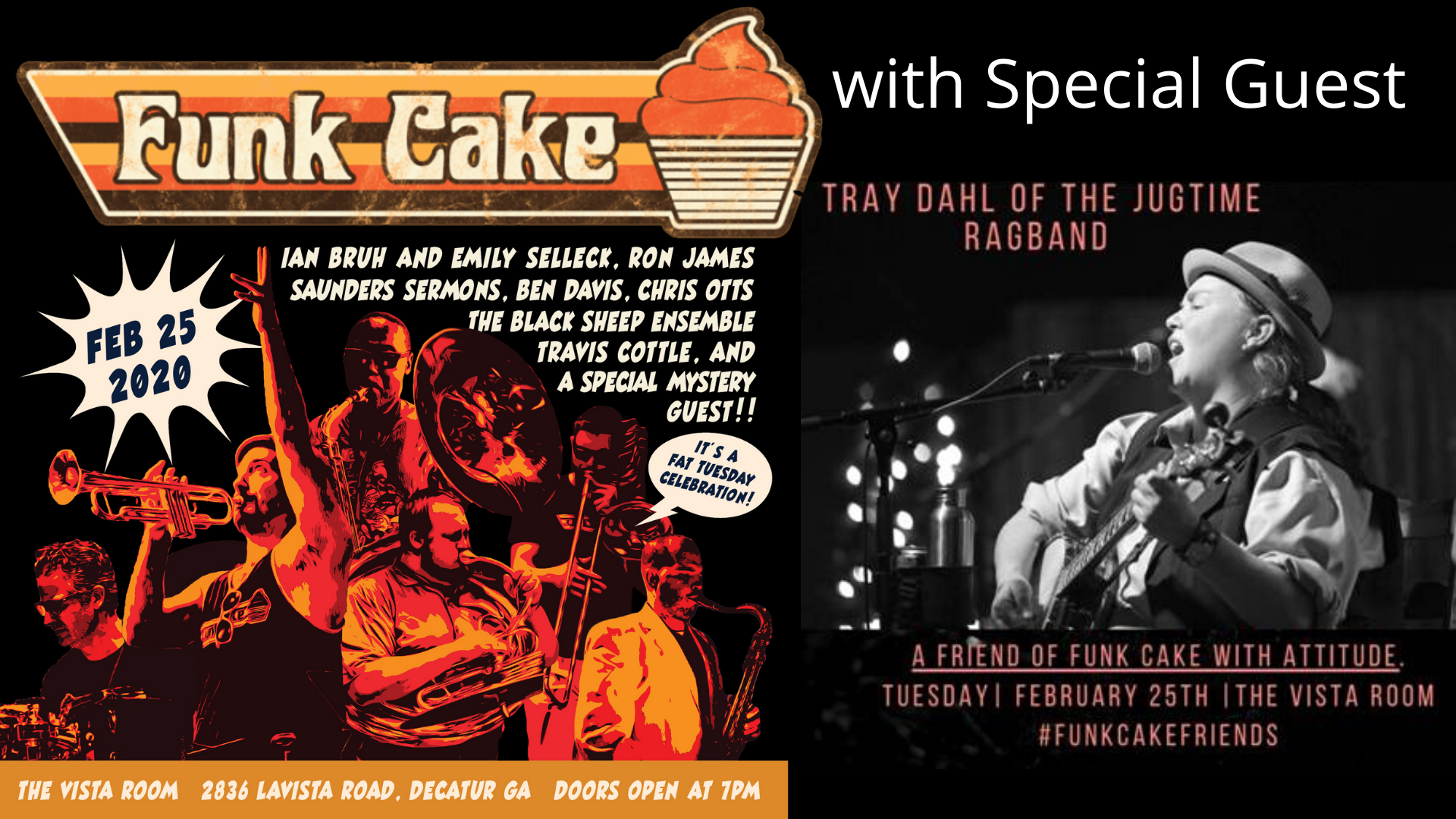 FUNK CAKE & Fermentable Fat Tuesday friends like TRAY DAHL = Mardi Gras ...