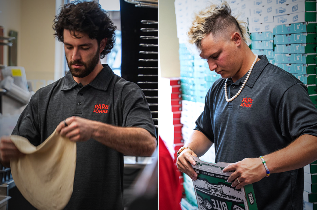 NEWS BRIEF: Atlanta Braves duo fill in as pizza makers during MLB ...