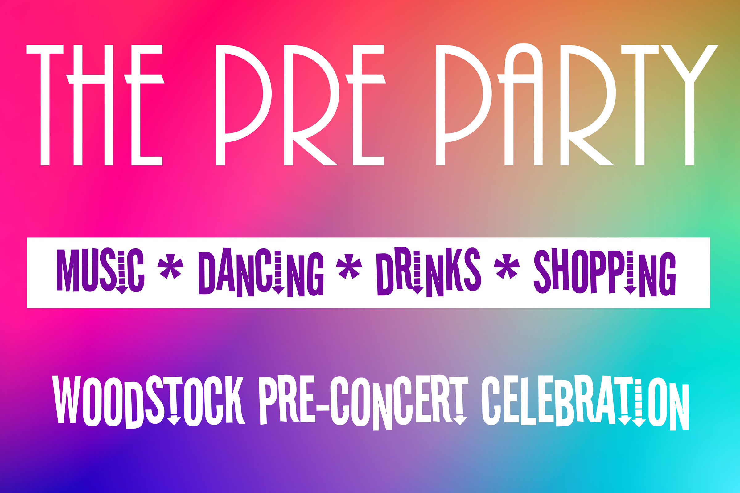 Woodstock Pre-Concert Celebration Artisan Wine Tasting & Dancing ...