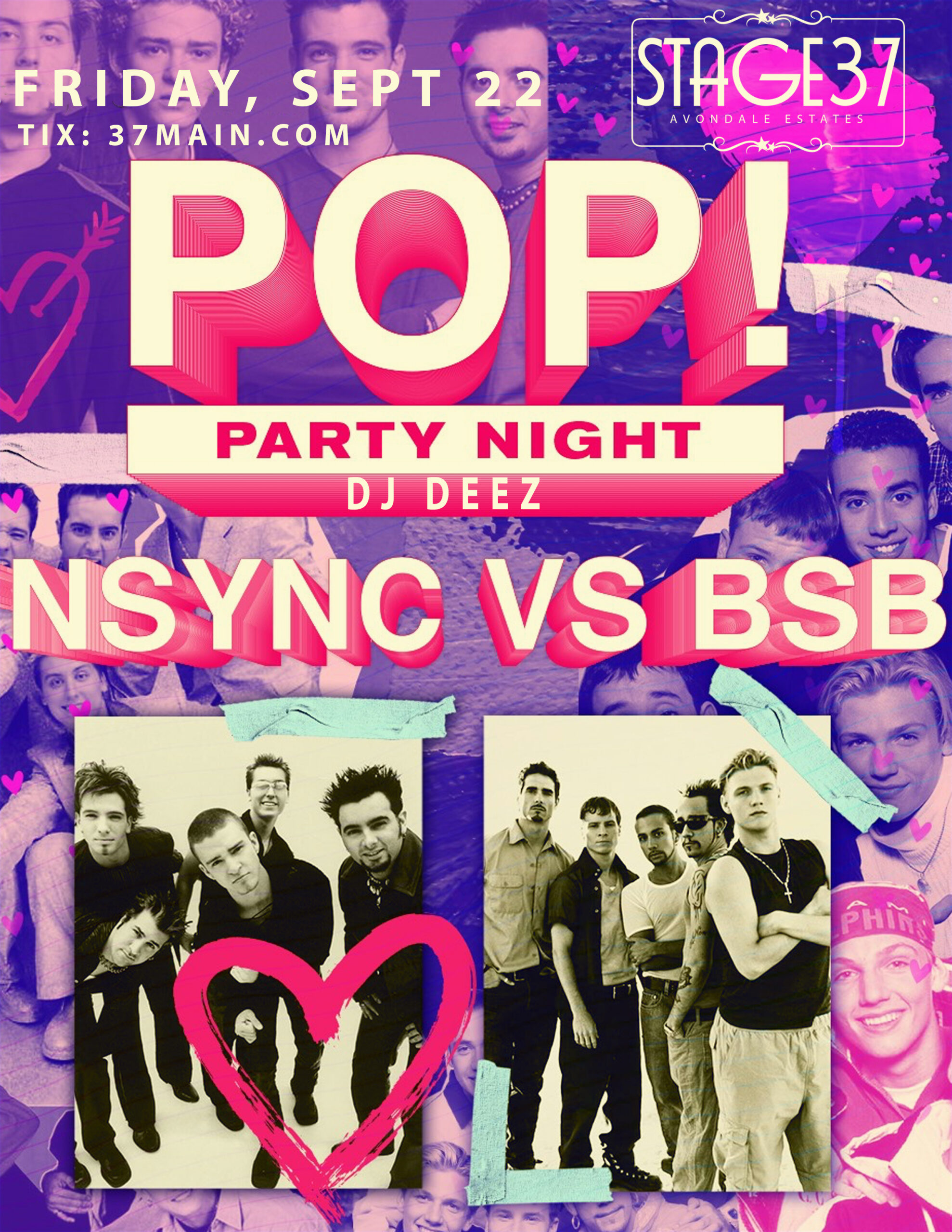 POP Party Night - N'SYNC VS. BACKSTREET BOYS ... | 09/22/2023 8:00 PM ...