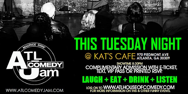 ATL Comedy Jam @ Kats Cafe | Creative Loafing