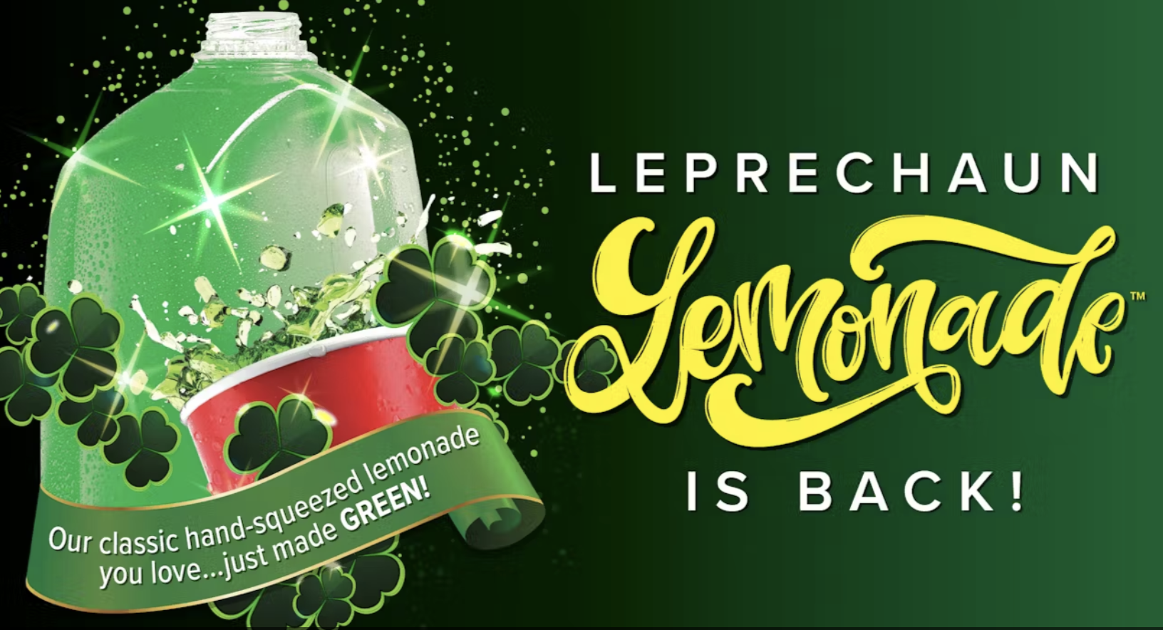 Leprechaun Lemonade through March 17 | 03/07/2024 11:00 AM | Creative ...